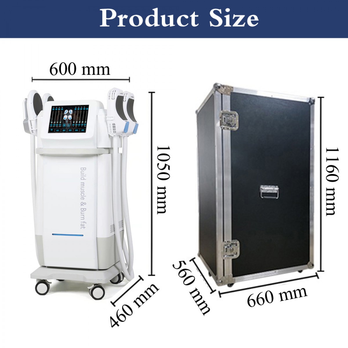 HIEMT4 PRO 4 Handles HIEMT machine with RF (high intensity ...