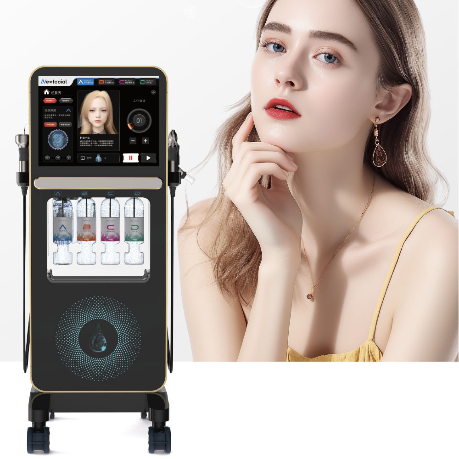 Newfacial 4 in 1 hydro dermabrasion aesthetic machines
