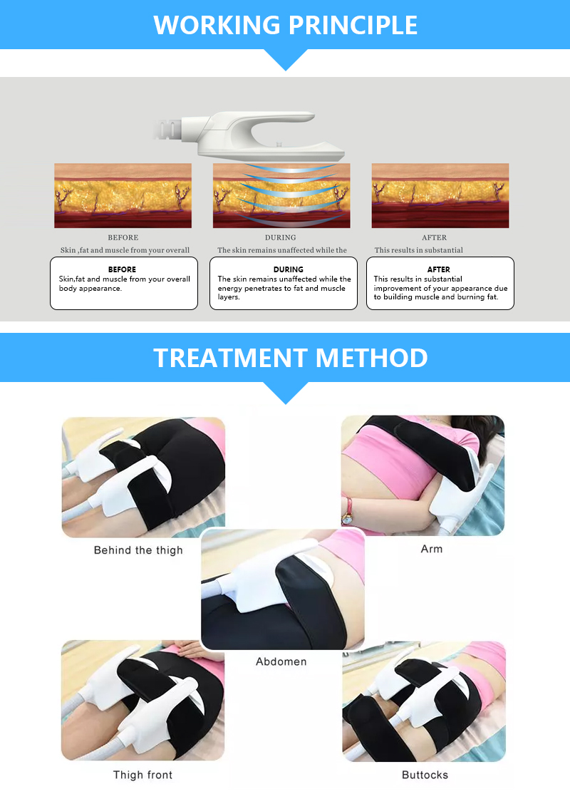 HIEMT2 2 Handles HIEMT body sculpting machine